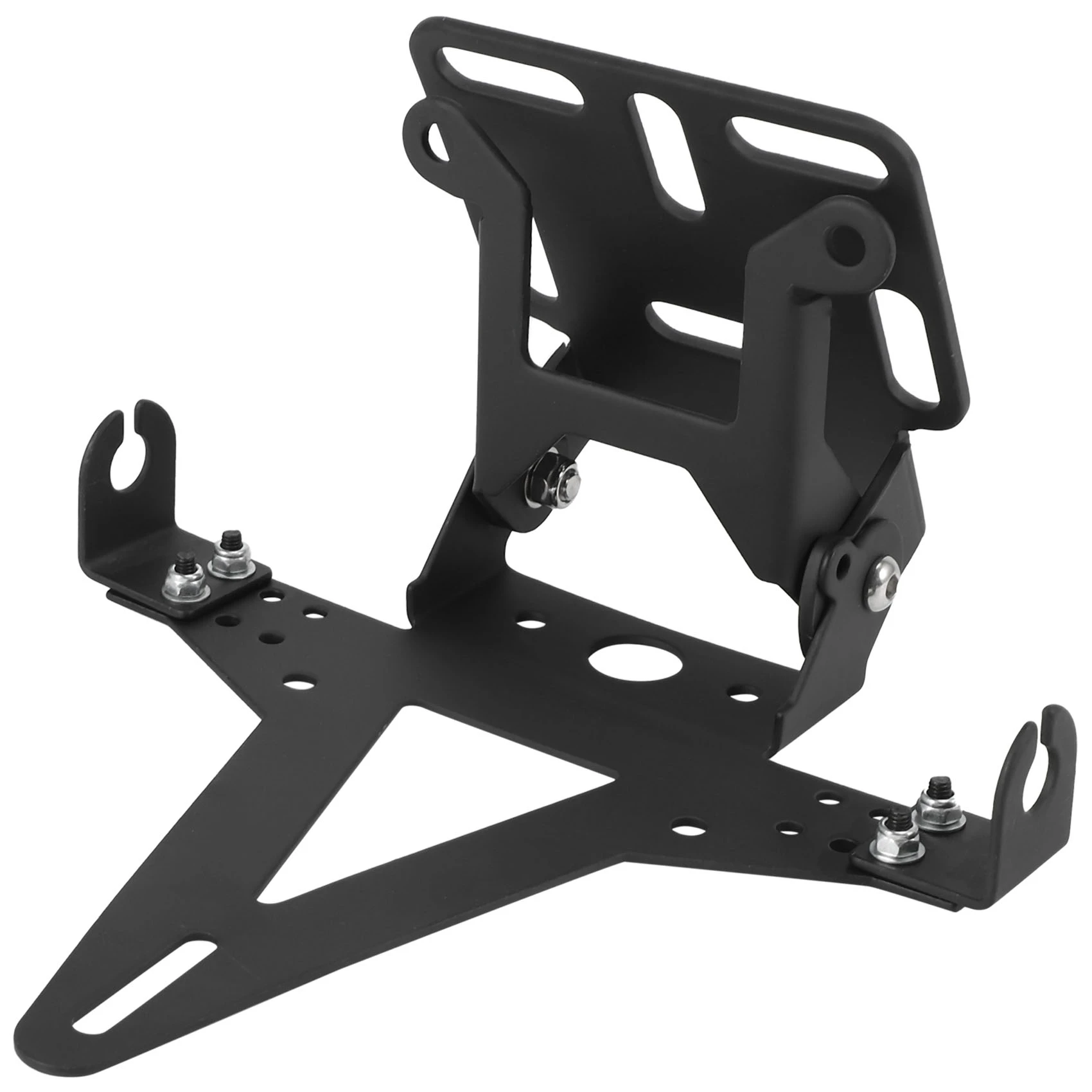 Motorcycle-Adjustable-Angle-License-Number-Plate-Frame-Holder-Bracket ...