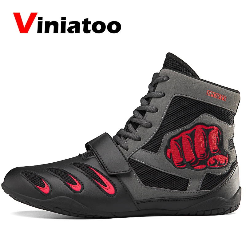 New-Breathable-Boxing-Shoes-Men-Light-Weight-Boxing-Boots-Women-Anti ...