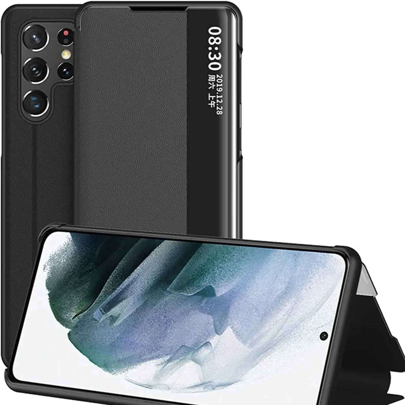 Smart View Flip Case For Samsung Galaxy S22 S21 S20 Ultra Note10 Plus ...