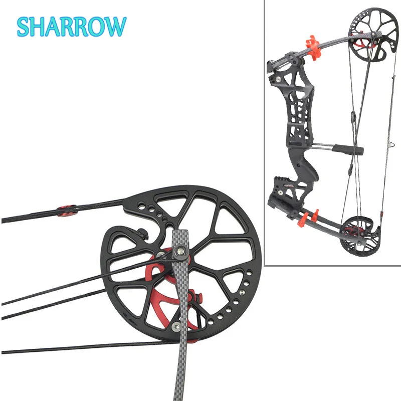 1pair-Archery-Compound-Bow-Pulley-Aluminum-Alloy-for-30-60-LBS-Compound ...