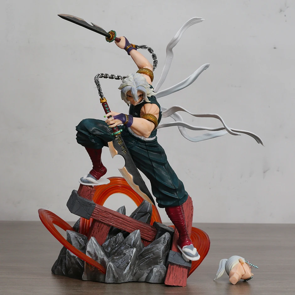 Demon Slayer Battle Uzui Tengen Collectible Statue Figure Model Toy ...