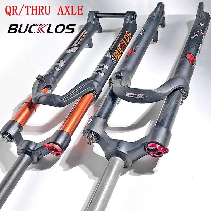 BUCKLOS-MTB-Bike-Suspension-Fork-Bicycle-Air-Fork-Tapered-and-Straight ...
