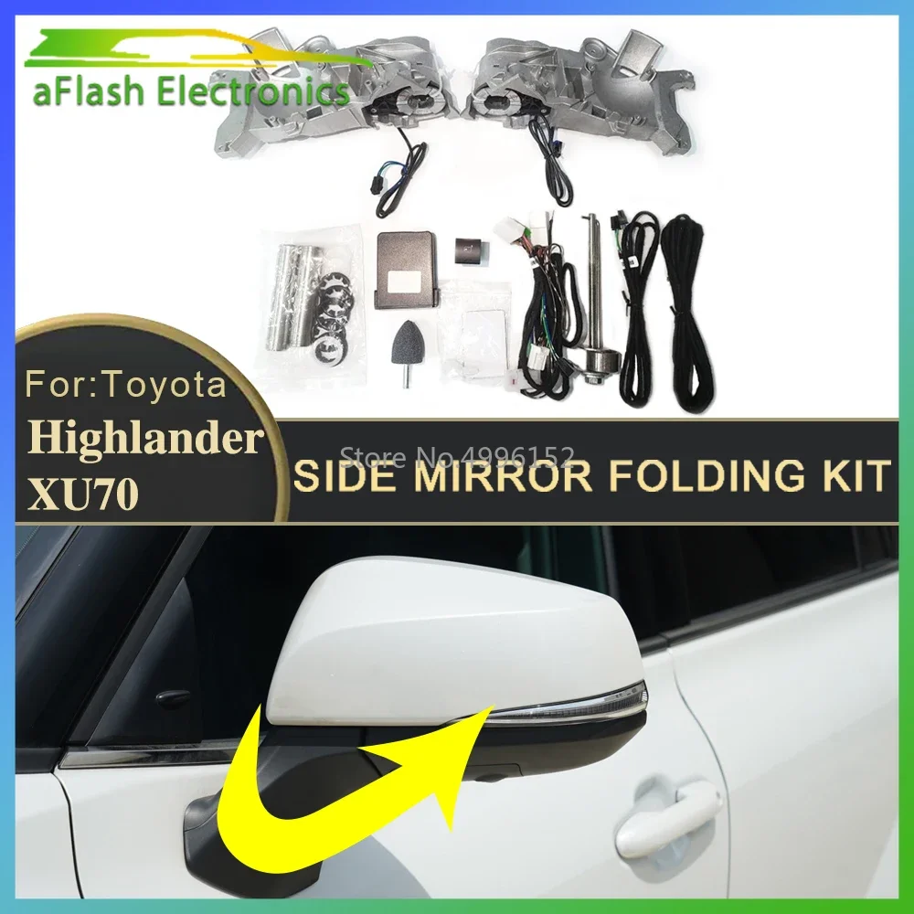 For-Toyota-Highlander-XU70-2020-2023-Car-Side-Mirror-Folding-Kit ...