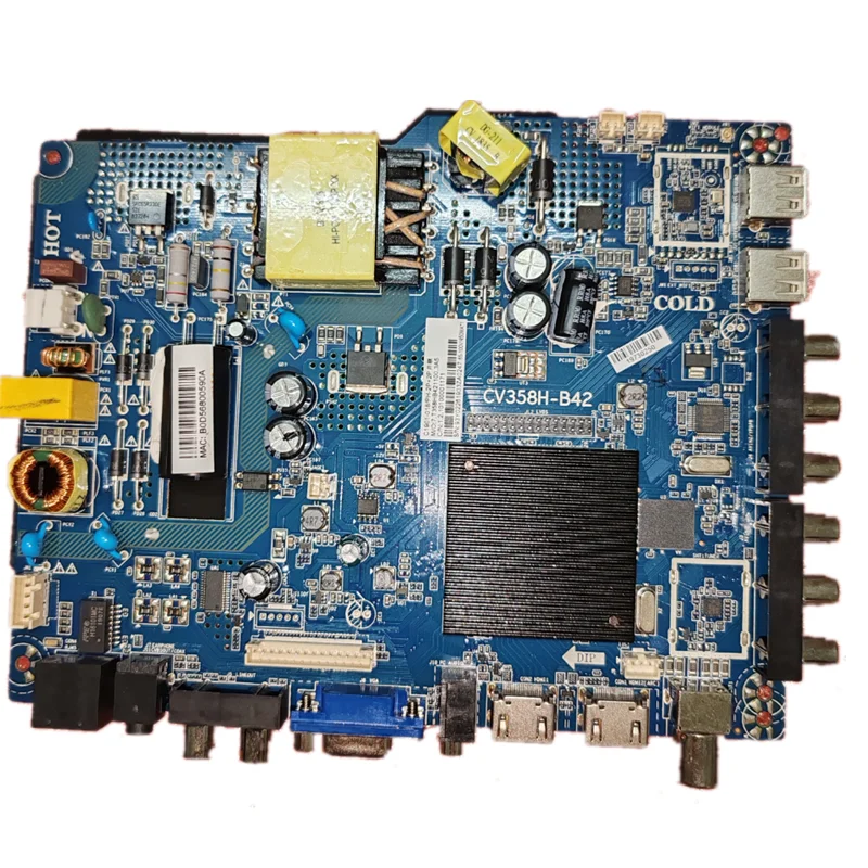 CV358H-B42 Smart WiFi 4-core TV motherboard, 1GB+8GB Android 8.0 ...