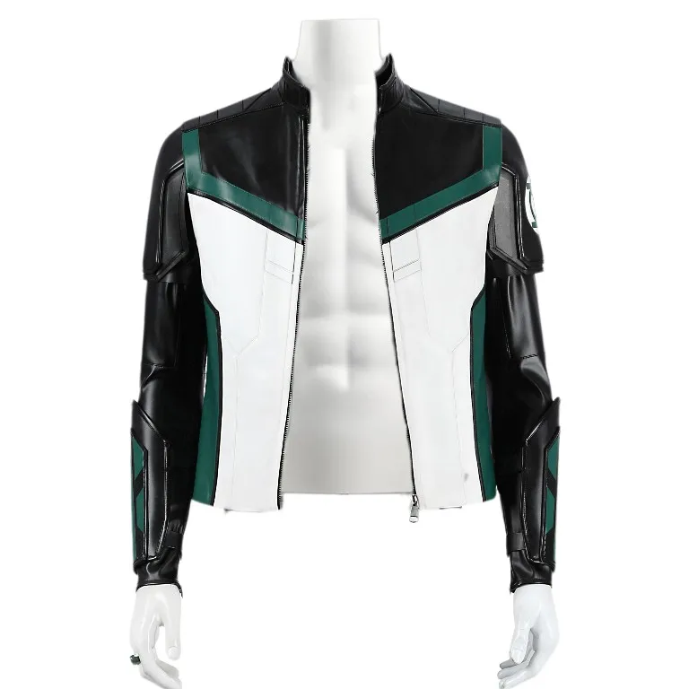 Disfraz de Cosplay verde, linterna, superhéroe, chaqueta para hombre ...