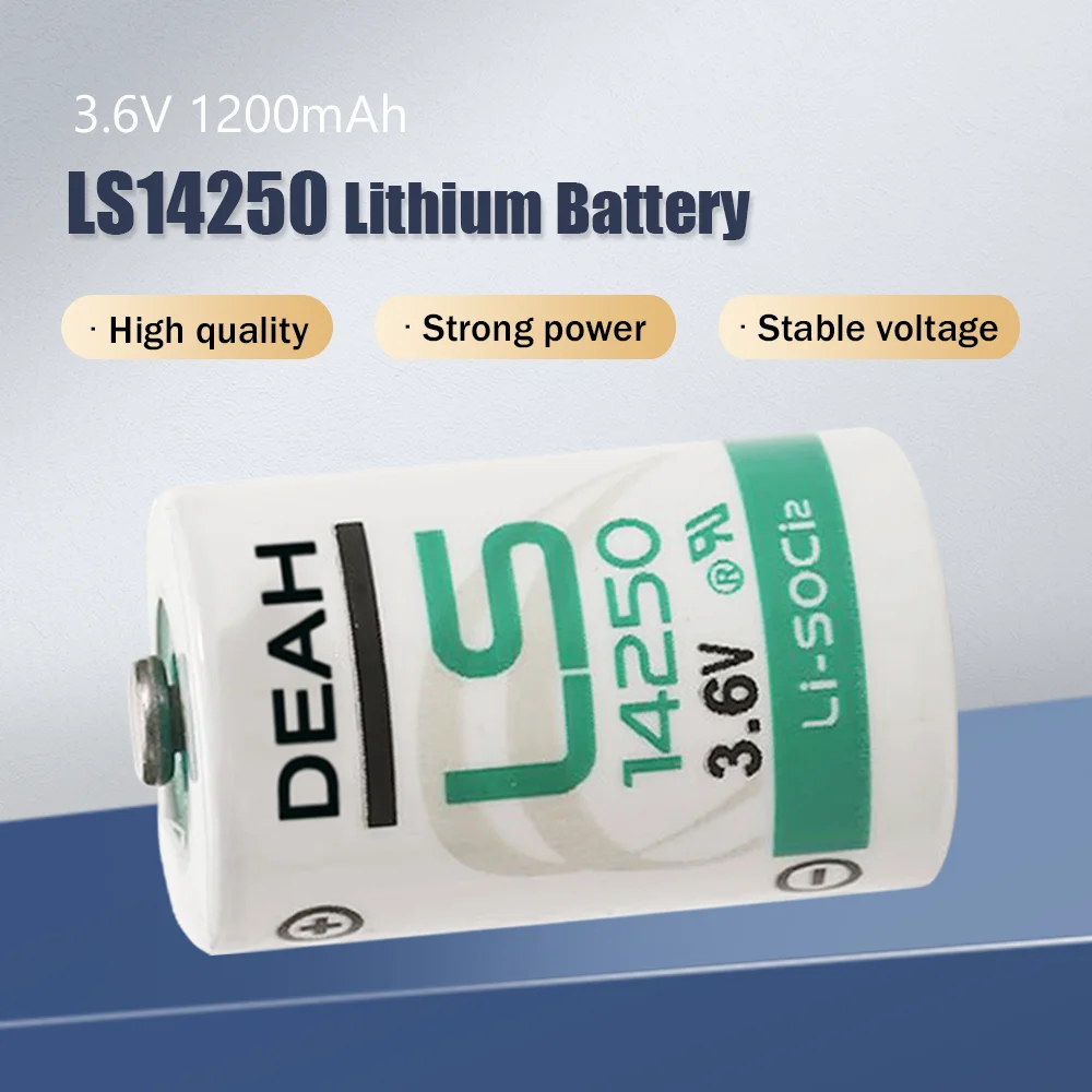 New LS14250 R6 L14250 ER14250 14250 TL-5902 3.6V Lithium Battery For ...