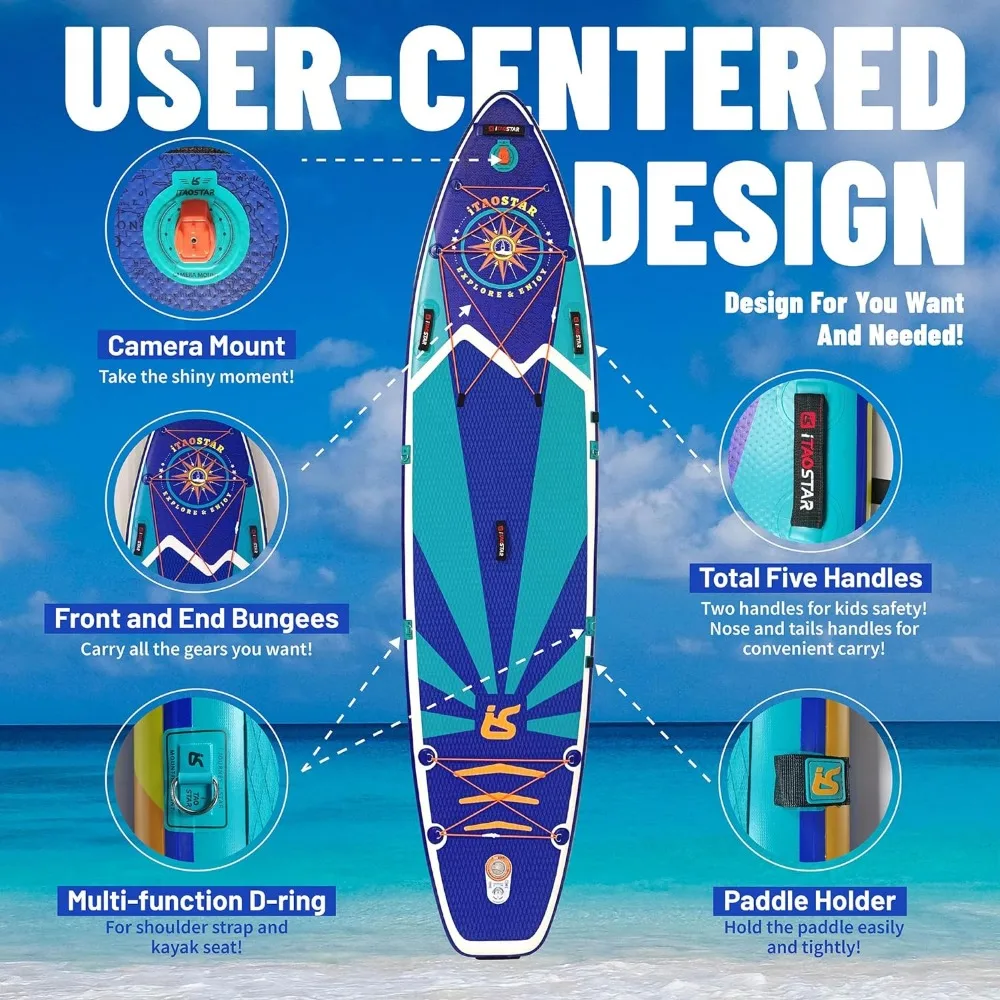 Journey 34″ Extra Wide Paddle Board for Better Balance – Outdoor Gear ...