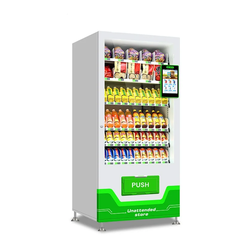 Touch-Screen-Drink-And-Snack-Vending-Machine-QR-Code-Cashless-Vending ...