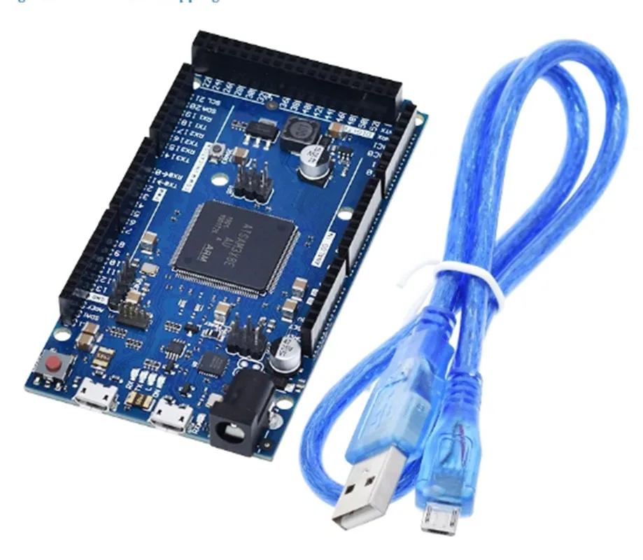 Placa-Duemilanove-oficial-para-Arduino-Arduino-Due-SAM3X8E-32-bits-braz ...