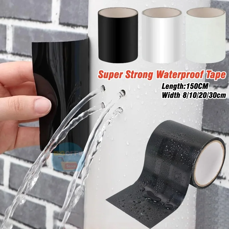 150CM-WATERPROOF-TAPE-Patch-Bond-Super-Strong-Waterproof-Seal-Repair ...