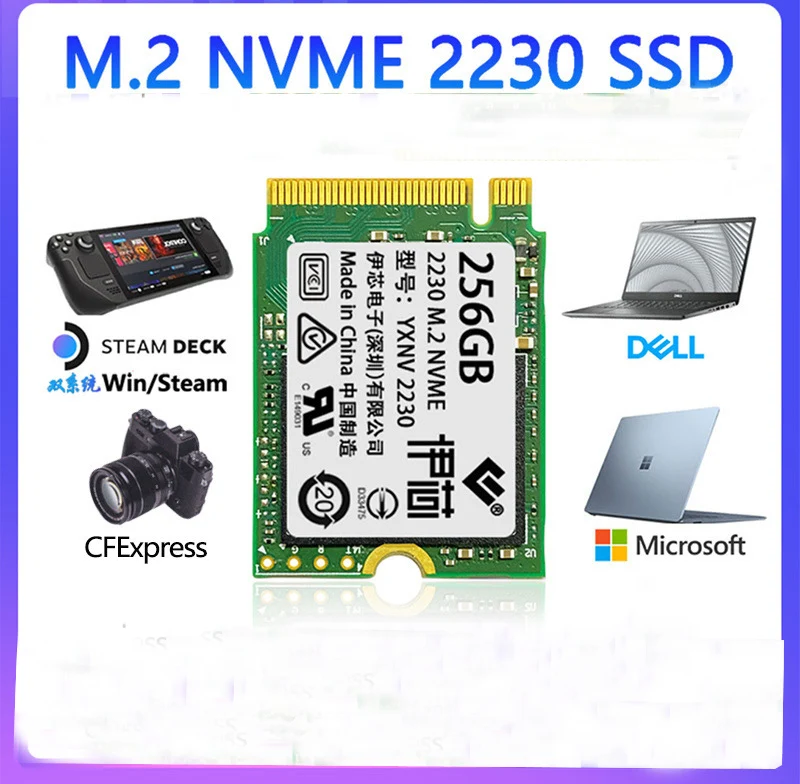 NEW-M-2-2230-SSD-1TB-512GB-256GB-128GB-NVMe-PCIe-For-Microsoft-Surface ...