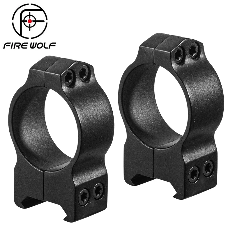 2Pcs-Set-Steel-Scope-30mm-Rings-Quick-Release-Medium-Profile-For-20mm ...