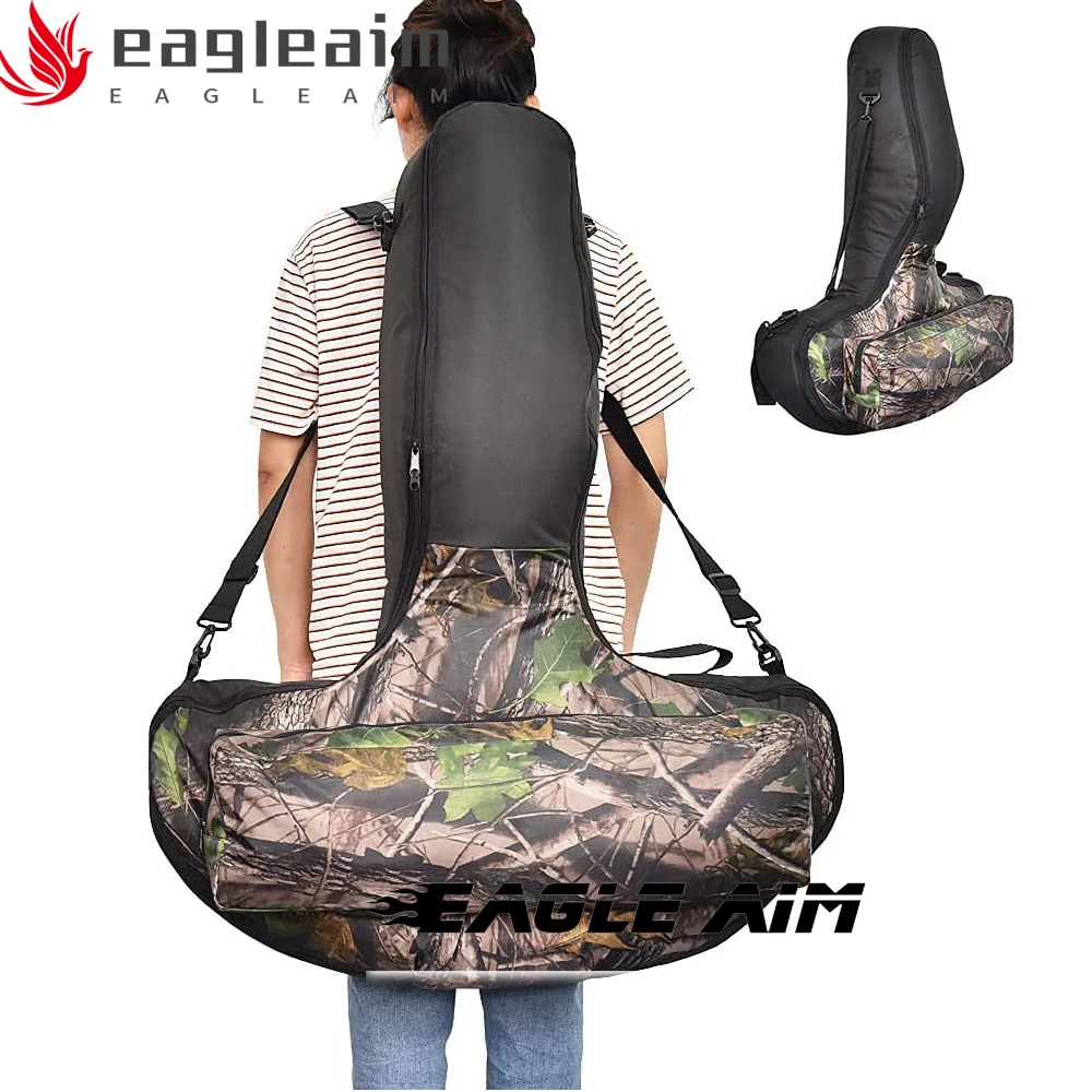 Black-Camouflage-T-Shaped-Cross-Bow-Bag-Outdoor-Lightweight-Large ...