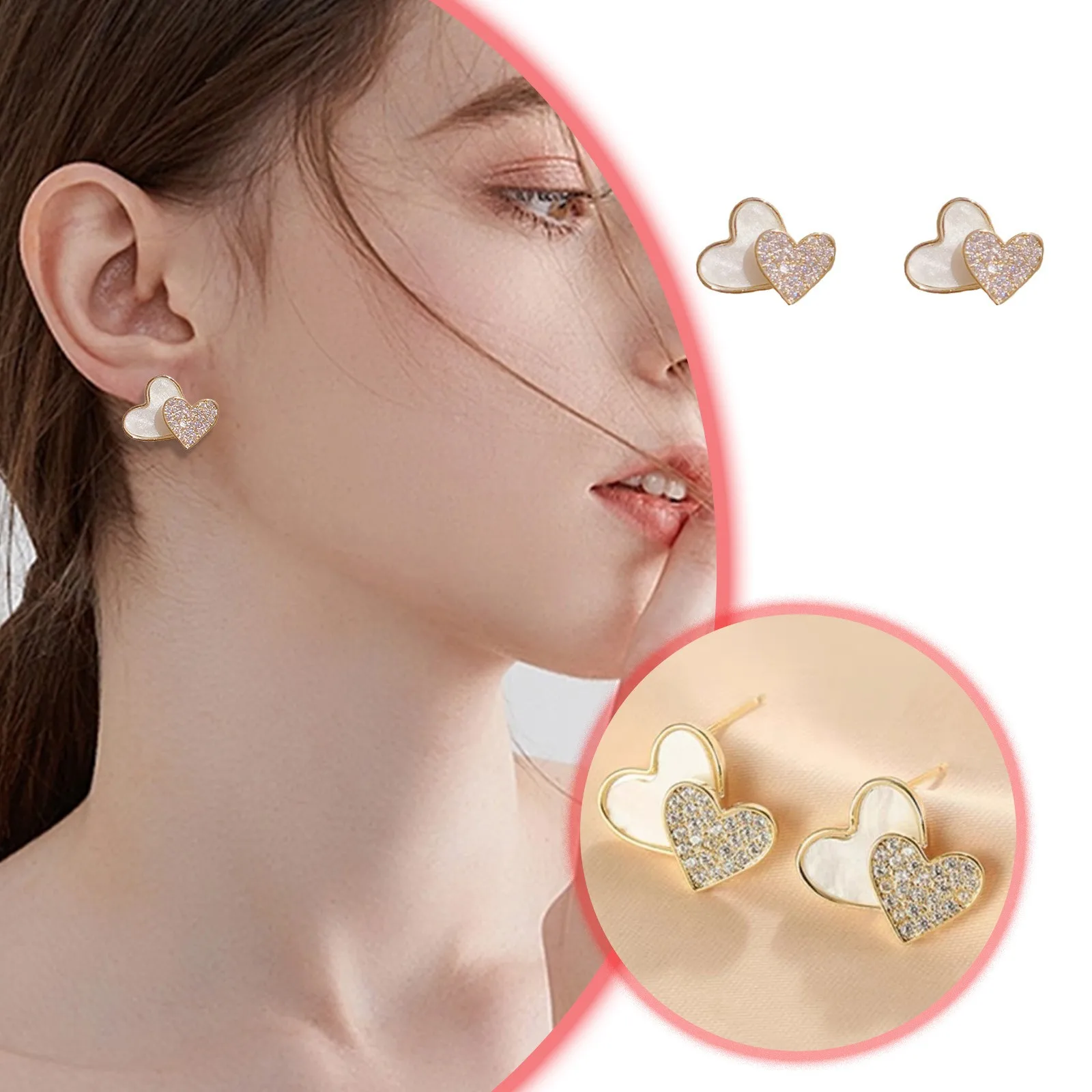 Pendientes de coraz n Premium para el D a de San Valent n aretes de Pendientes de coraz n Premium para el D a de San Valent n aretes de