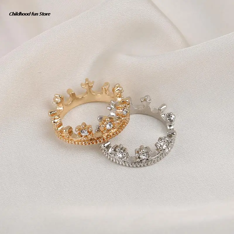 Mini corona de Metal en miniatura para casa de muñecas, accesorios para ...