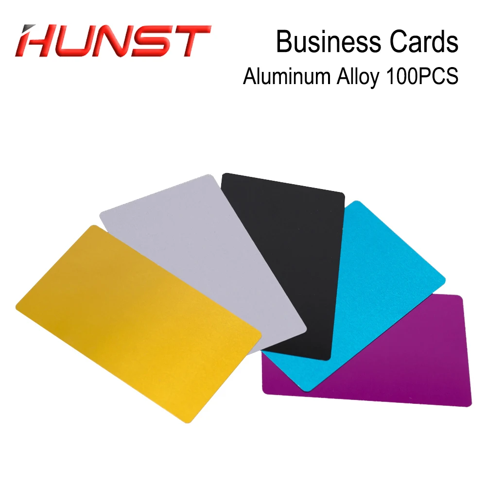100pcs-Lot-Multicolor-Business-Card-Smooth-Blank-Name-Cards-Aluminium ...