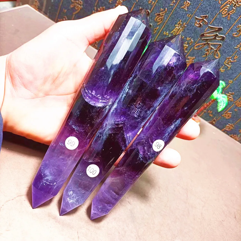 160mm-Energy-Brazilian-Amethyst-24-face-clear-Vogel-quartz-crystal ...