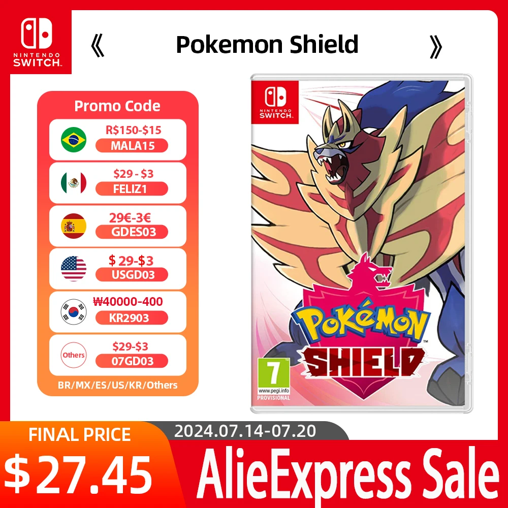 Pokemon-Shield-Stander-Edition-ofertas-de-juego-de-Nintendo-Switch ...