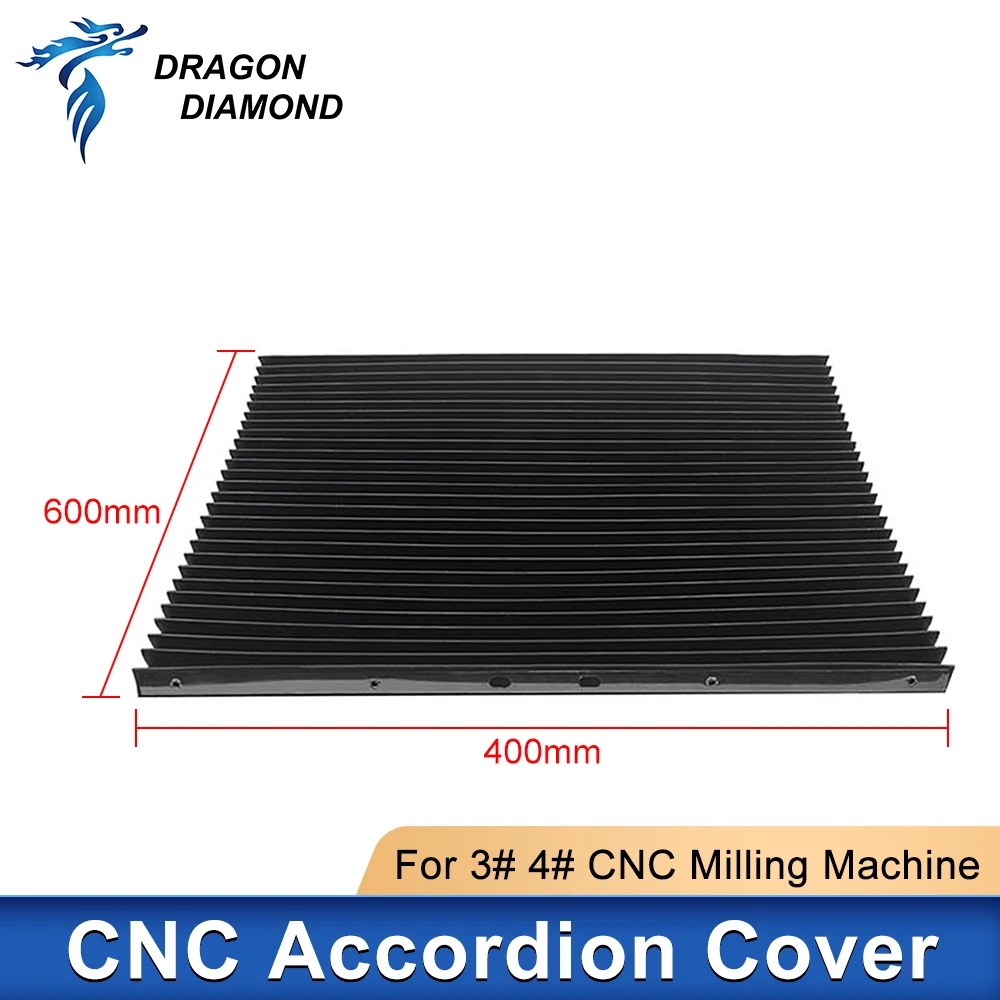 400*600 CNC Dust Cover Bridgeport Milling Machine Part Accordion Type ...