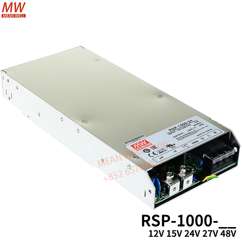 Original-MEAN-WELL-RSP-1000W-High-power-laser-PFC-switch-Single-output ...