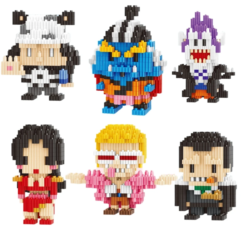 New-23-style-One-Piece-Building-Blocks-Micro-Particle-Connection-Blocks ...