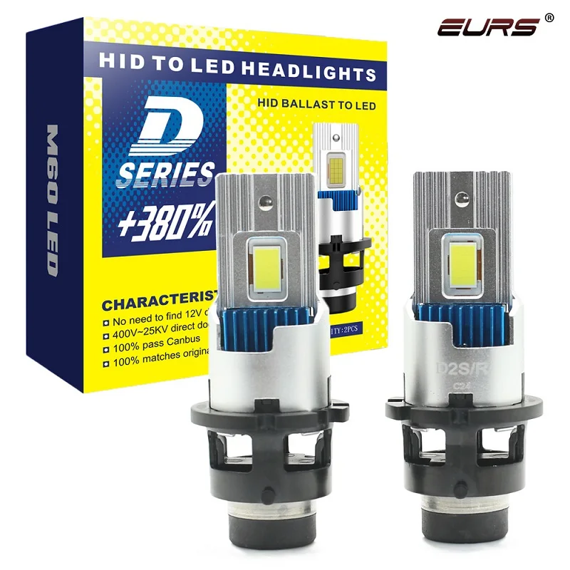 D2S D4S D2R D4R Led Car Headlight Canbus HID D1S D3S Led Xenon Bulb 1:1 ...