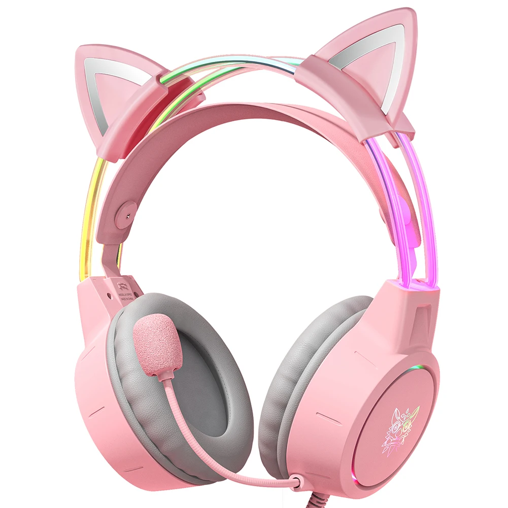 Headset Gamer ONIKUMA X15 Pro, Orelha de Gato destacável, Som 7.1 ...