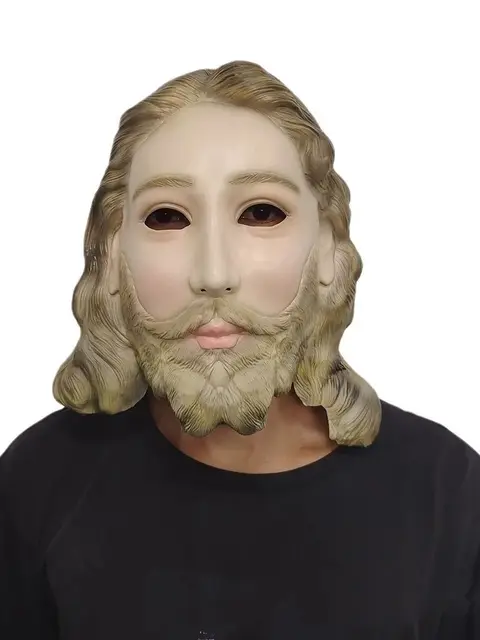 Jesus Meme Email Jesus Savior Mask Full Face Cosplay Costume Halloween