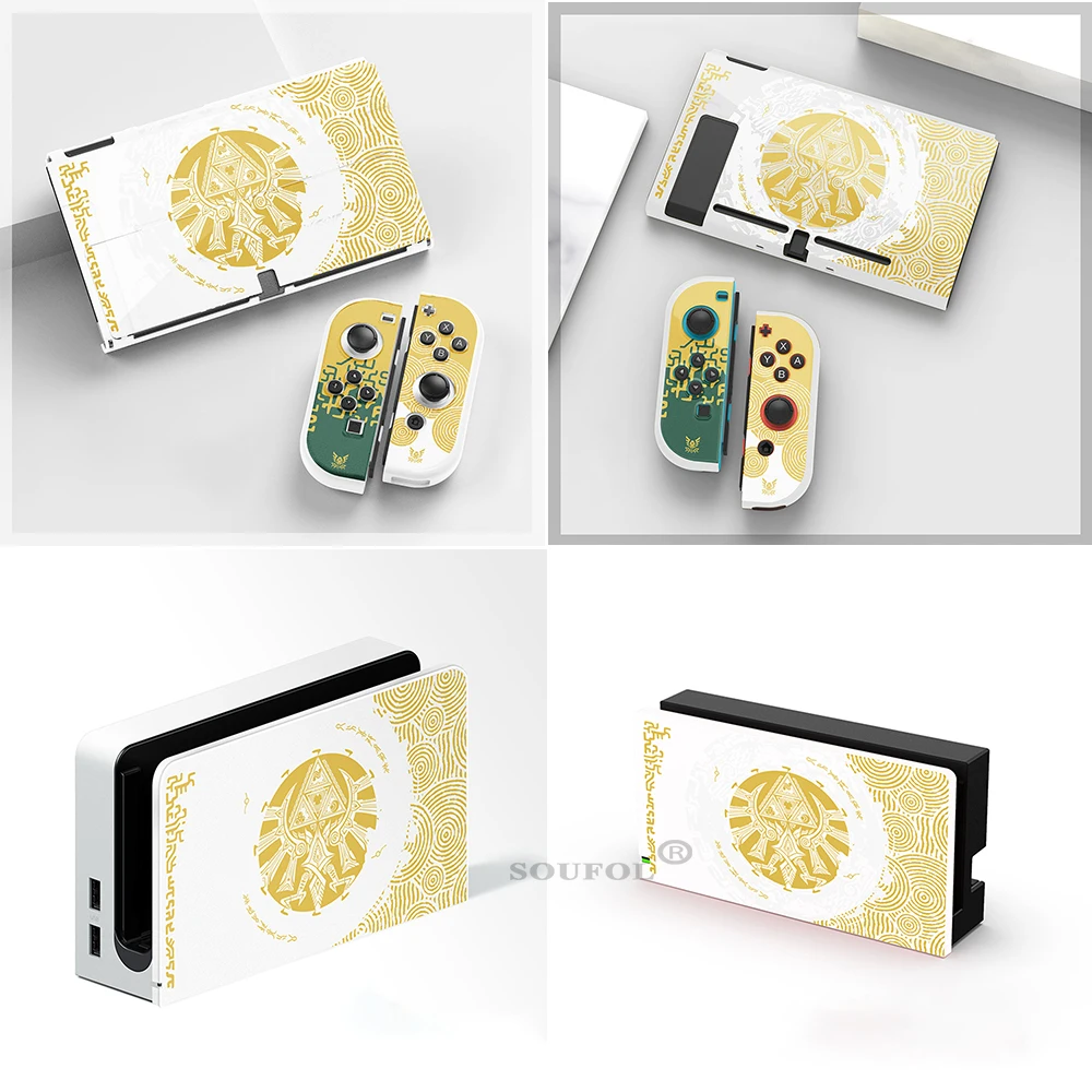 Lágrimas do Reino TOTK Protective Game Case, TPU Soft Hard PC, Dock ...