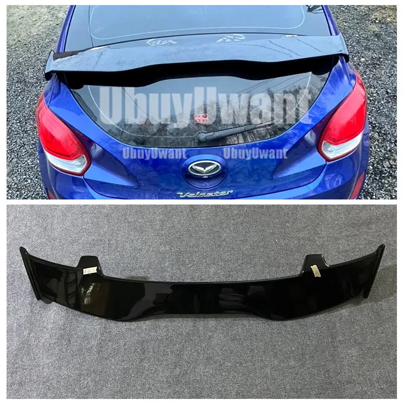 Roof Spoiler for Hyundai Veloster 2011 To 2020 Type F Carbon Surface ...