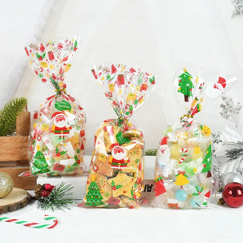 50pcs-Christmas-Plastic-Candy-Bag-Gift-Bags-Cellophane-Bags-Cookie ...