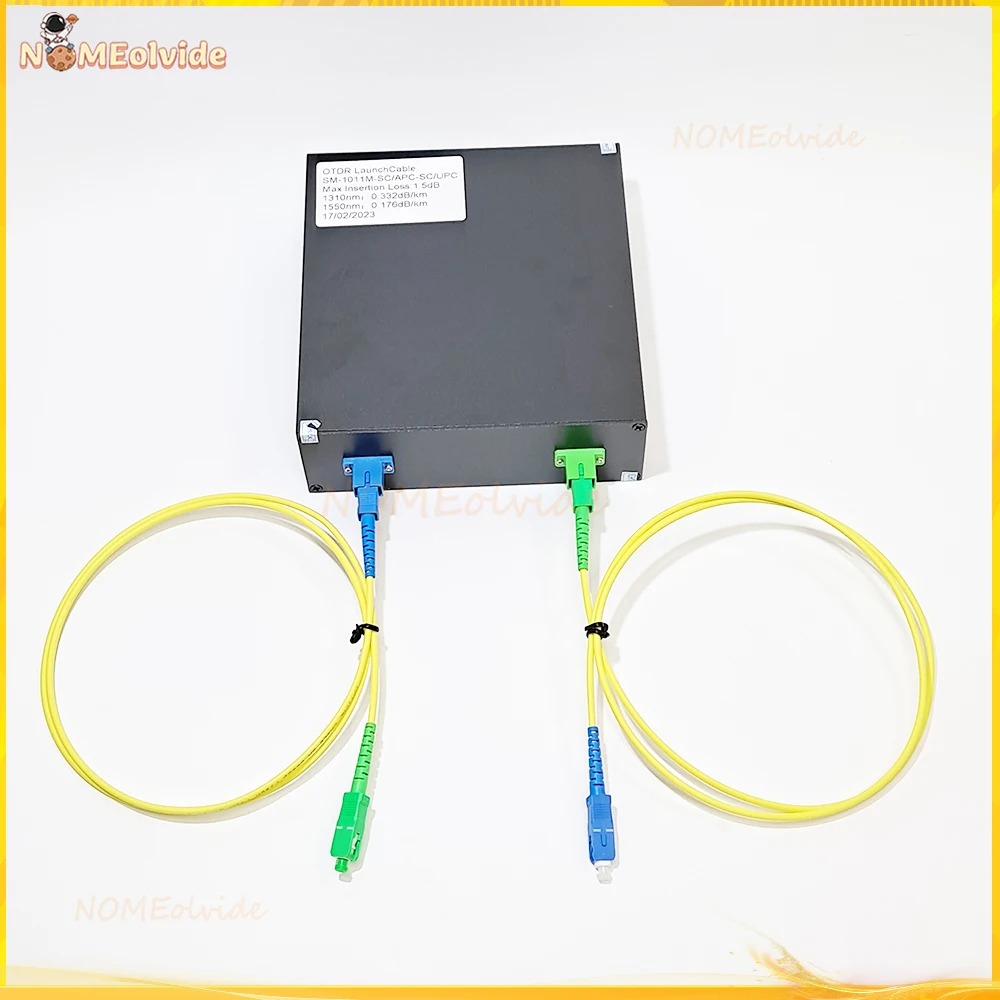 1000M OTDR Launch Cable Box SC FC Test extension line OTDR singlemode 9 ...
