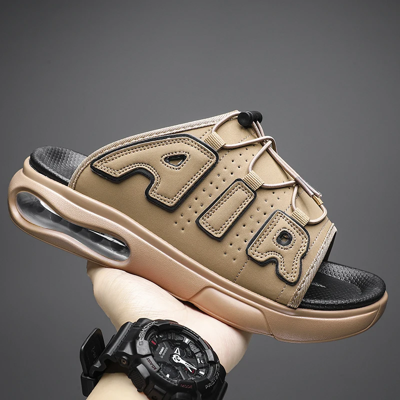 Men-s-Shoes-AIR-Slippers-Flat-Sandals-Trendy-Graffiti-Style-Men-s ...