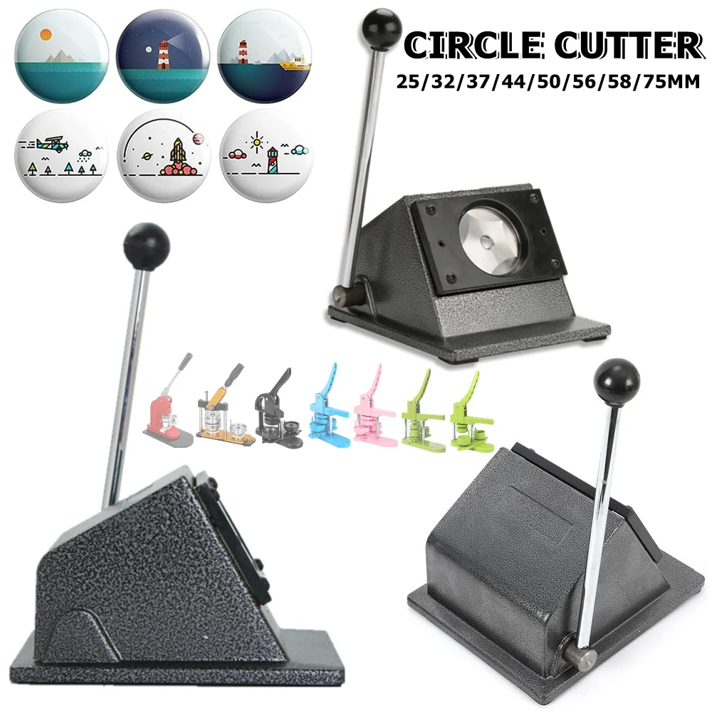 Round-Badge-Paper-Circle-Cutter-DIY-Paper-Circle-Cutter-Manual-Button ...