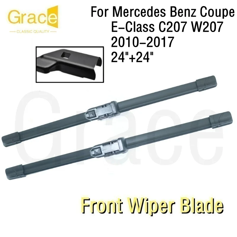 Wiper Blade For Mercedes Benz E-Class C207 W207 24"+24“ Car Windshield ...