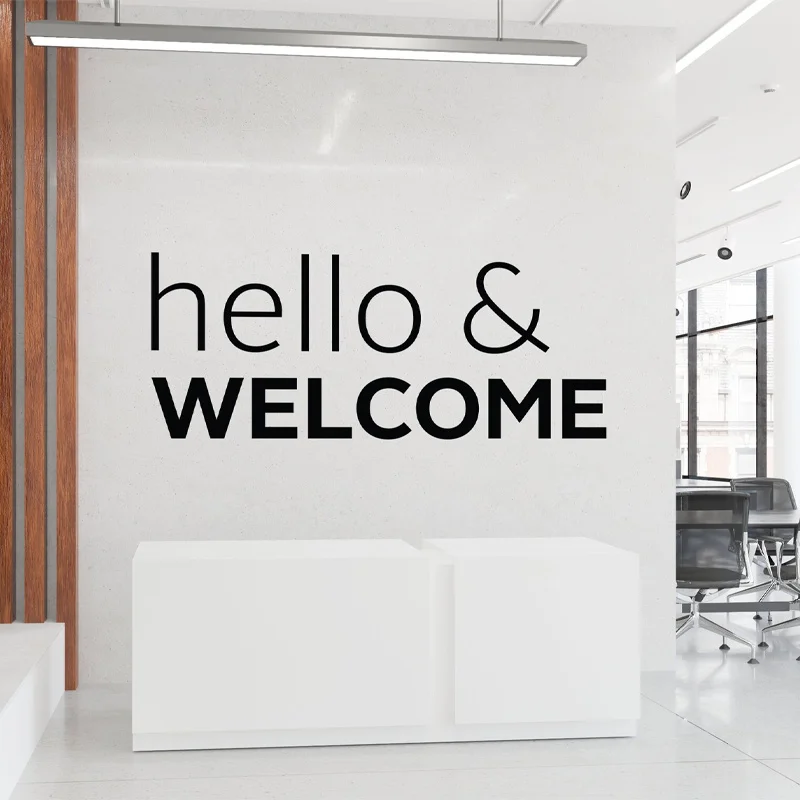 Hello-Welcome-Quotes-Wall-Sticker-Vinyl-Art-Design-Interior-Decor ...