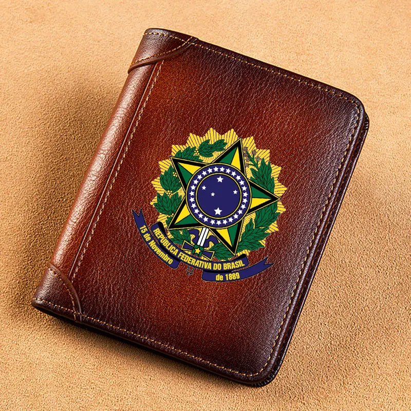 High-Quality-Genuine-Leather-Men-Wallets-Rep-blica-Federativa-do-Brasil ...