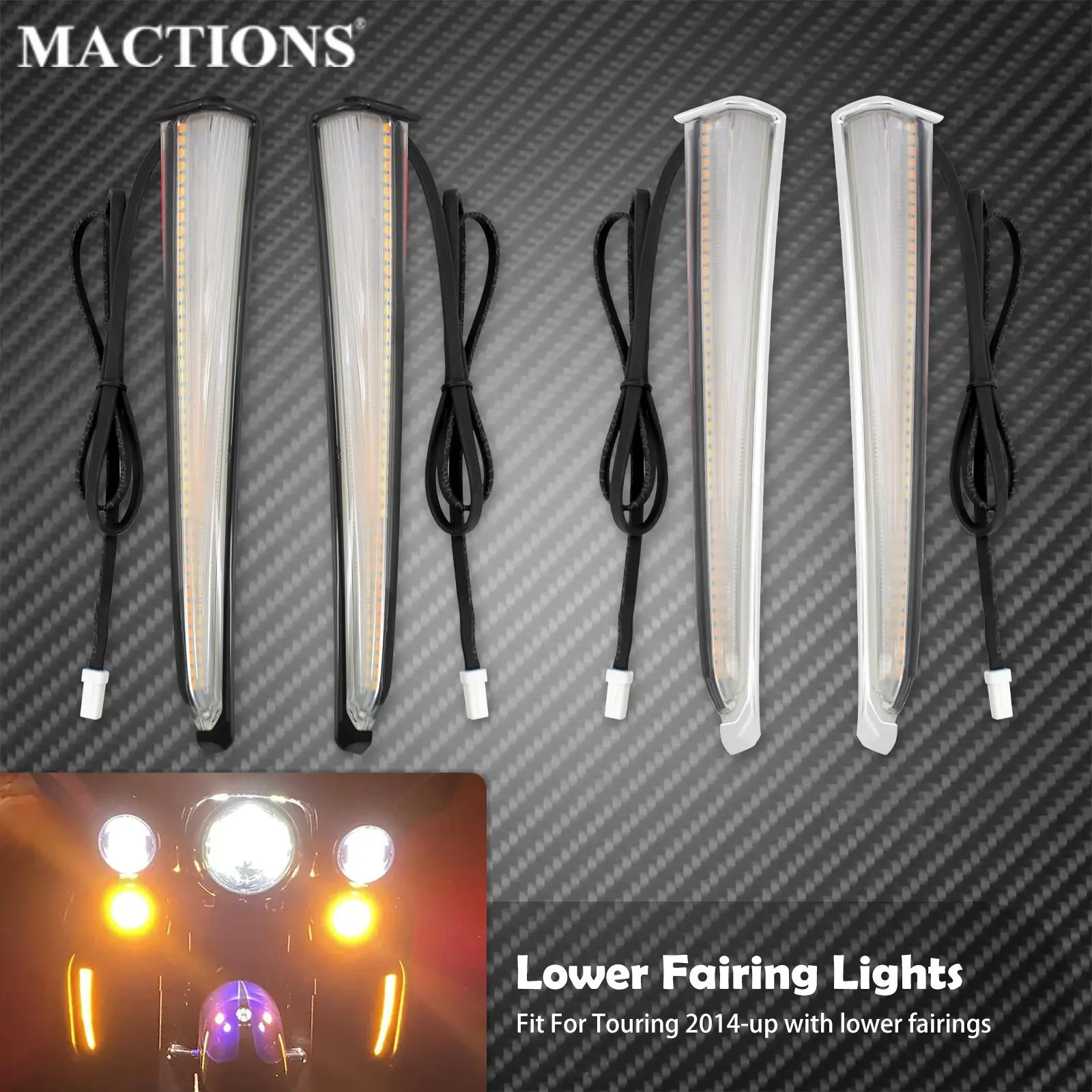 Motorcycle-Lower-Fairing-LED-Lights-Turn-Signal-Running-Lamp-For-Harley ...
