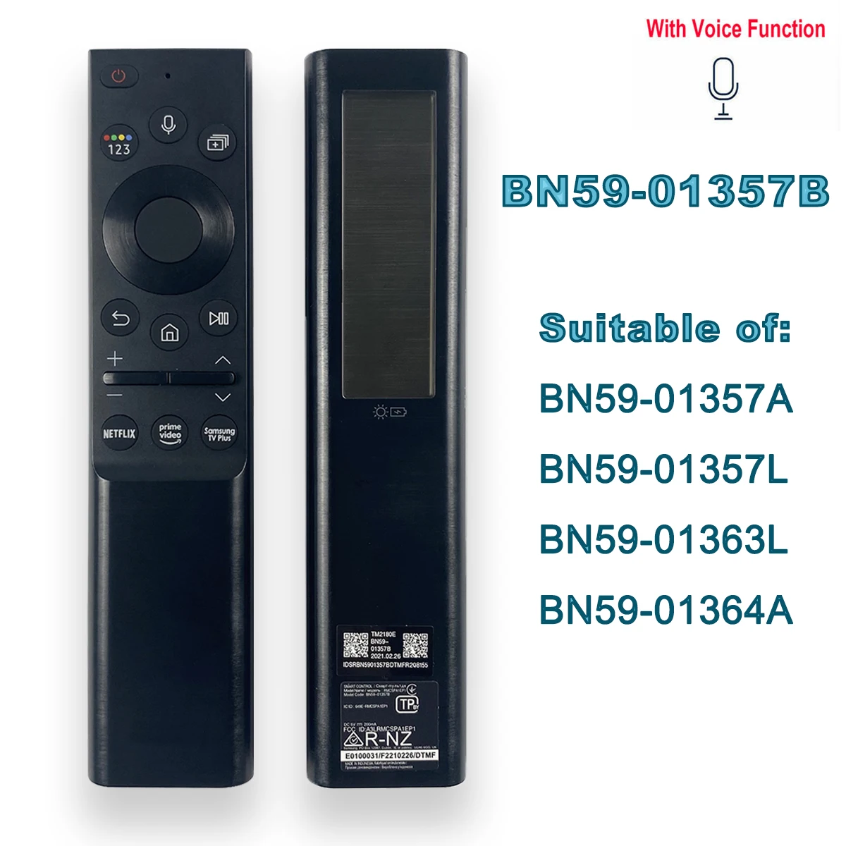 Original-recarreg-vel-Solar-Voice-Remote-Control-Samsung-Neo-QLED-Smart ...