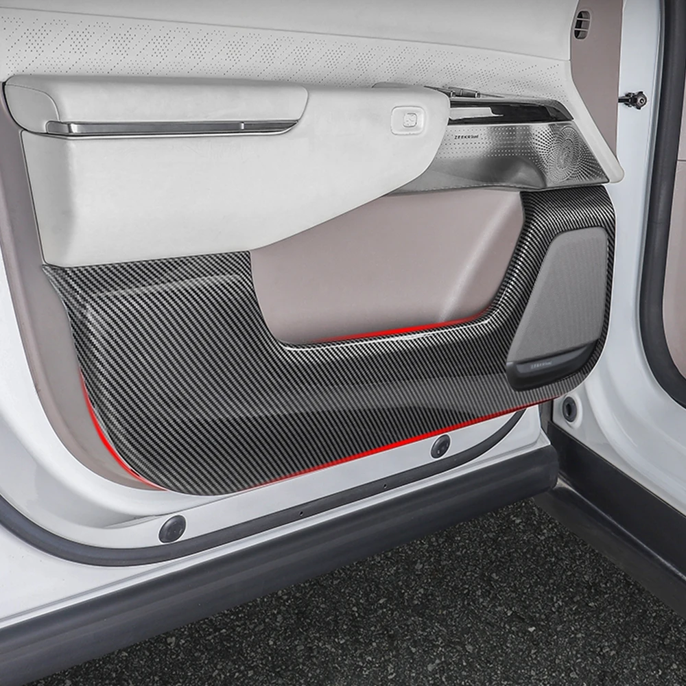 4 Pcs For Zeekr 7X 2024 2025 Door Anti Kick Panel Fully Enclosed Carbon ...