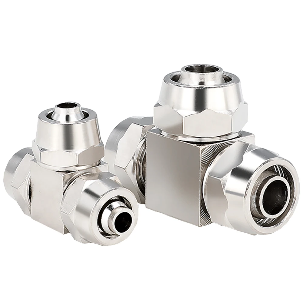PE PEG copper plated nickel pneumatic air quick tightening joint PU ...