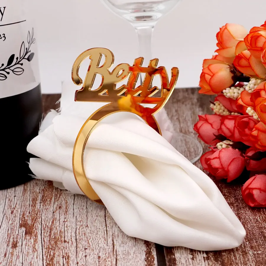 Personalized-Napkin-Rings-Custom-Bridal-Name-Event-Holder-Banquet ...
