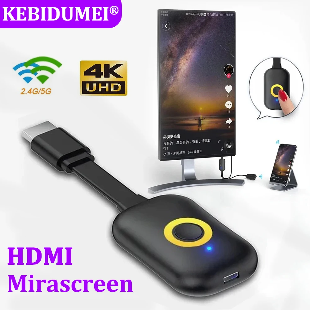 4K-HDMI-Mirascreen-2-4G-5G-Dual-Band-Wireless-WiFi-Same-Screen-Devices ...