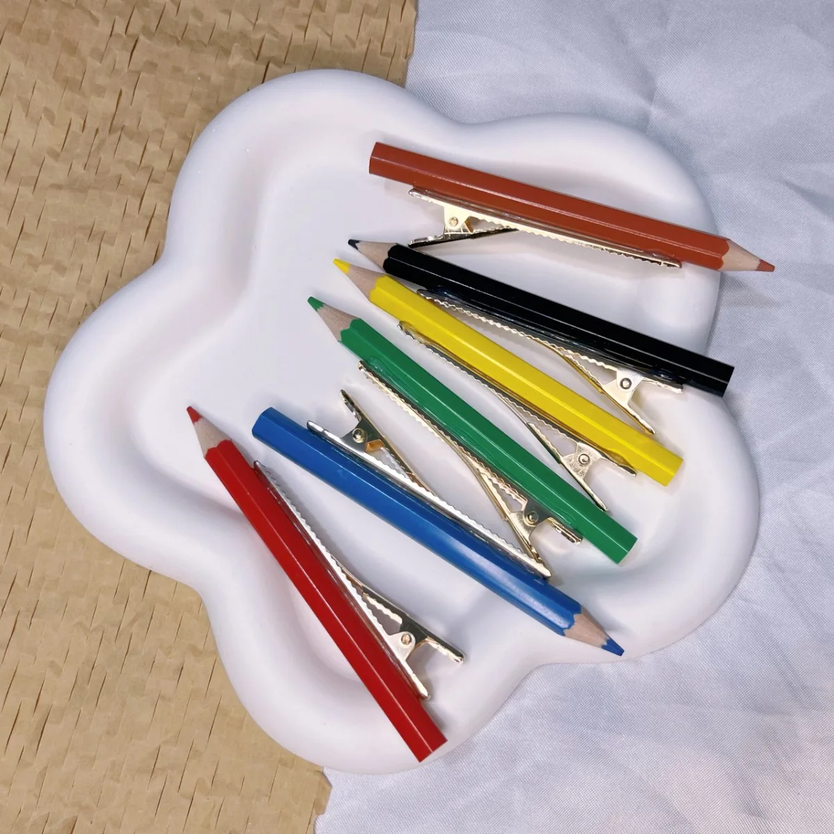 Colored-Hairpins-High-Quality-Writable-Pencil-Shaped-Hair-Clip-Headband ...