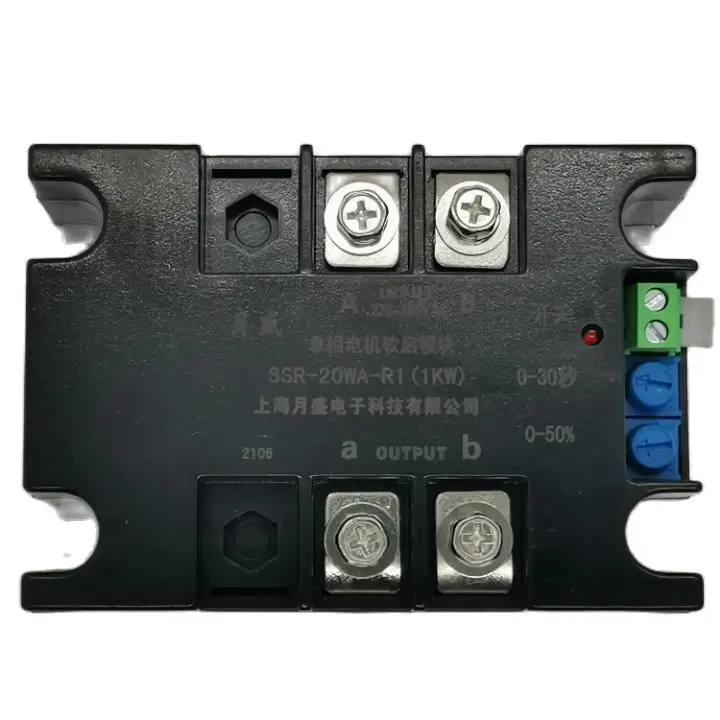 Single-Phase-220V-4KW-SSR-100WA-R1-4KW-soft-starter-module-for-conveyor ...