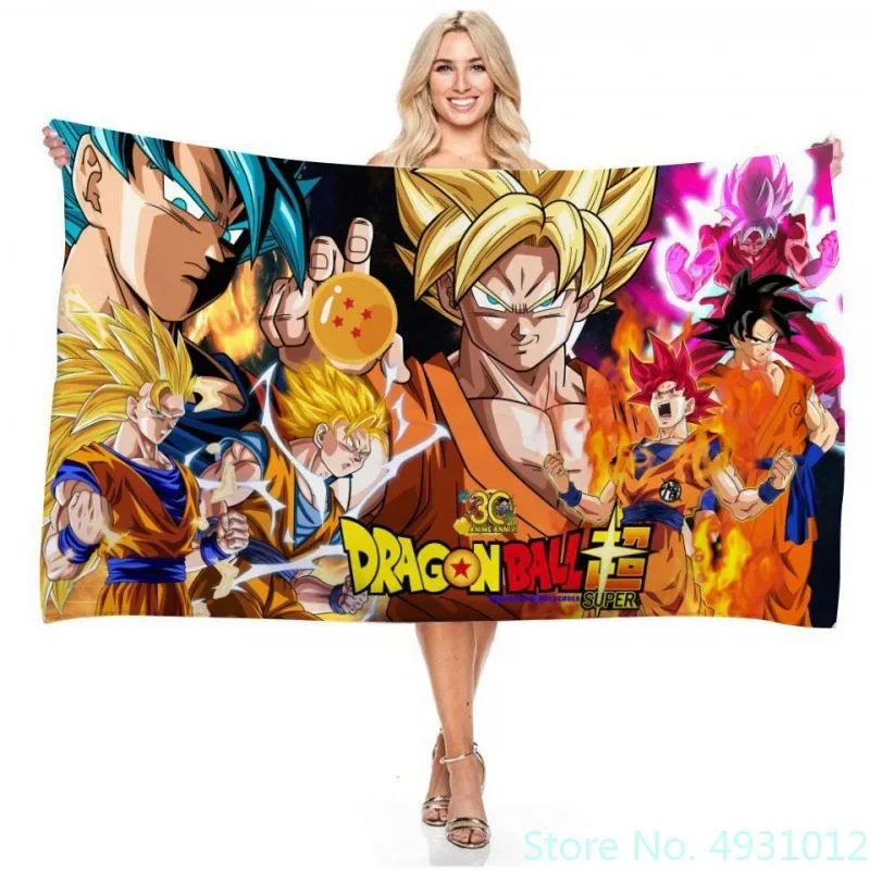Toallas-de-playa-para-ni-os-de-Dragon-Ball-Goku-Toalla-de-ba-o-con ...