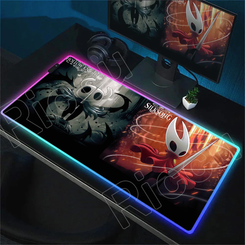 RGB Desk Mat Hollow Knight Mouse Pad Gaming Computer 900x400mm Large ...