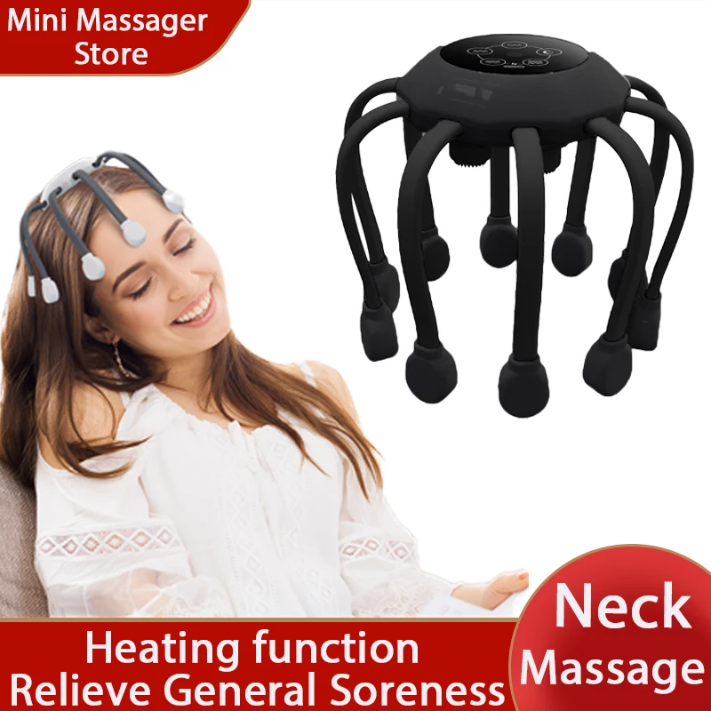 Head Massager Scalp Massager Head Grabbing and Head Flexing Artifact ...