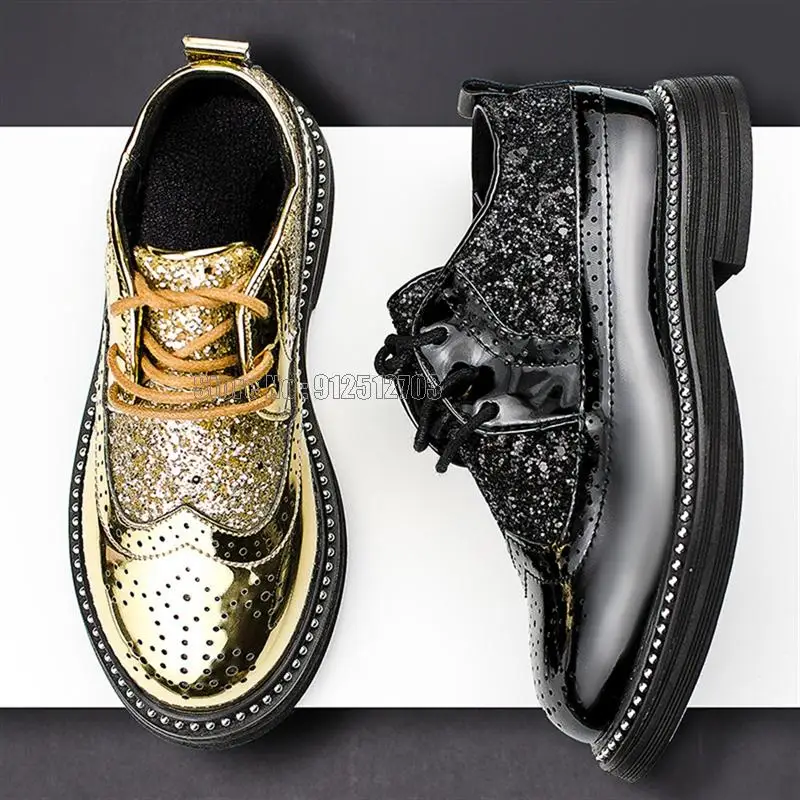 Boys-Dress-Spring-Kids-School-Leather-British-Style-Shiny-Children ...
