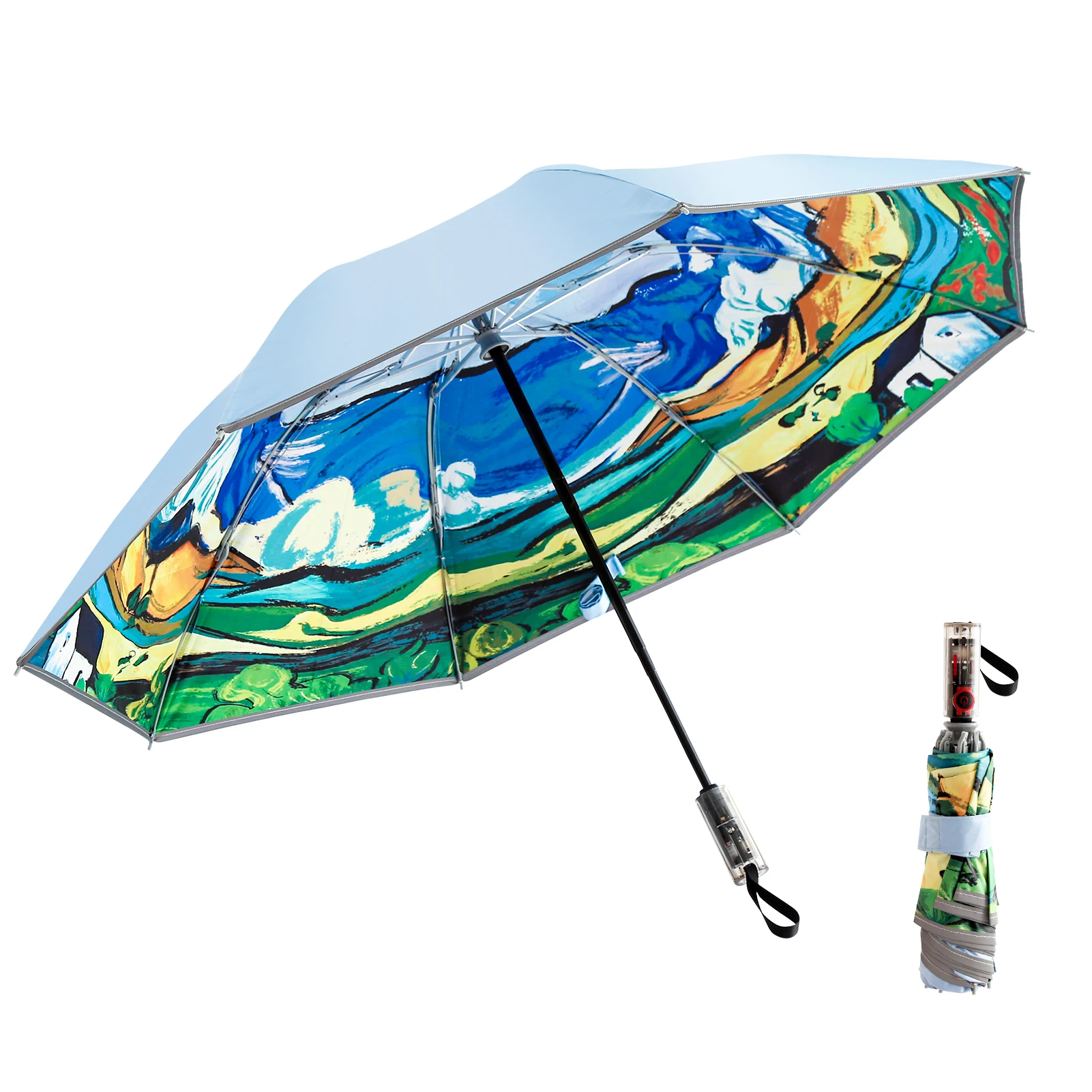 London Pottery parasol pare-soleil automatique parasol UV-blockin ...